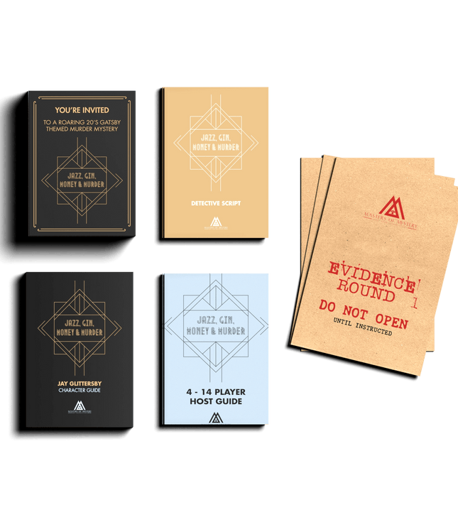 Murder Mystery Game Kits | Host Your Own Murder Mystery Party – Masters ...
