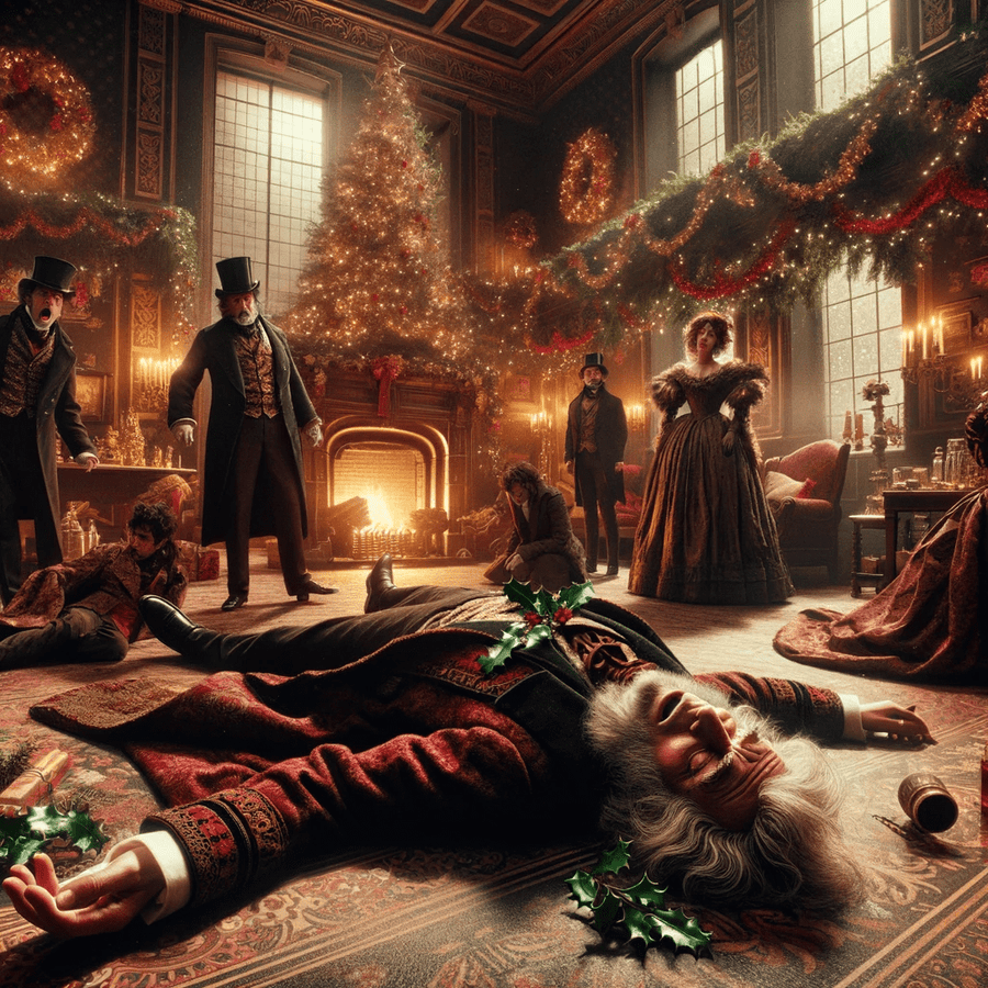 Christmas Murder Mystery Host Your Own Dinner Party Game Kit – Masters ...