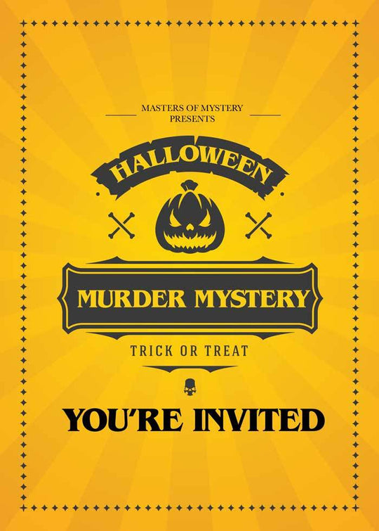Get Halloween Murder Mystery Game Kit - Monster Mansion – Masters of ...